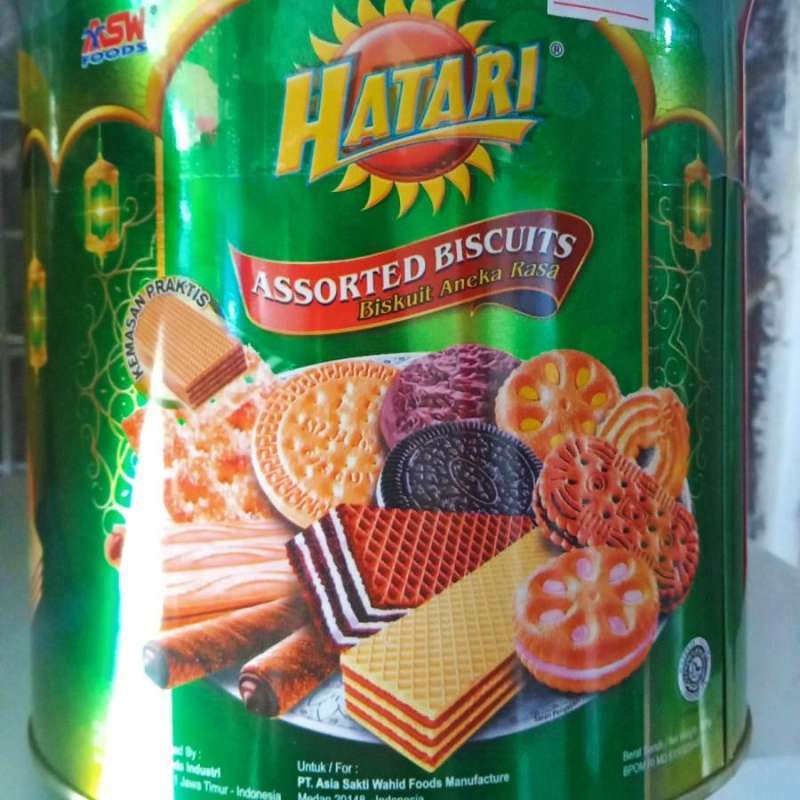 Jual ASWFOODS HATARI ASSORTED BISCUITS ANEKA RASA 325gr | BUDHE RENI ...