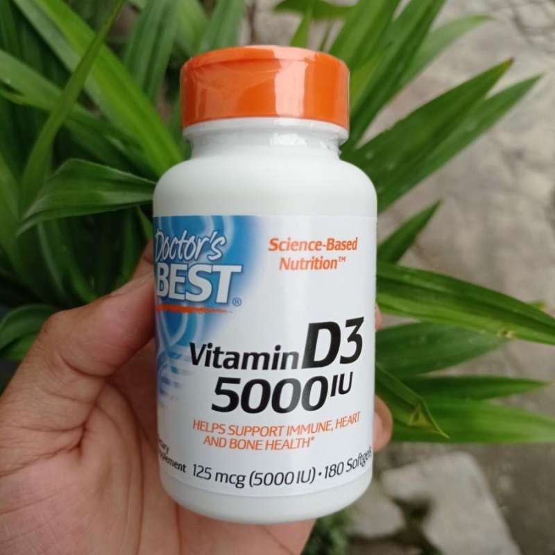 Jual Dr. Best, Vitamin D3 5000 Iu, 180 Softgels di Seller Jr't Shop - Telaga Murni, Kab. Bekasi ...