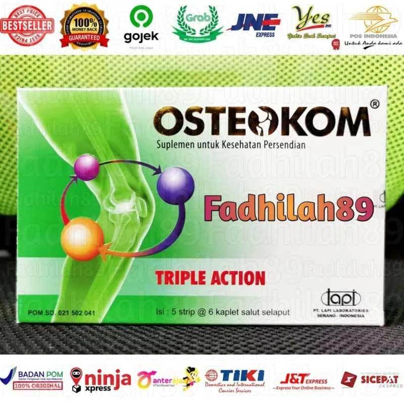 Promo Osteokom Box (30 Kaplets) Original - Suplemen Untuk Kesehatan ...