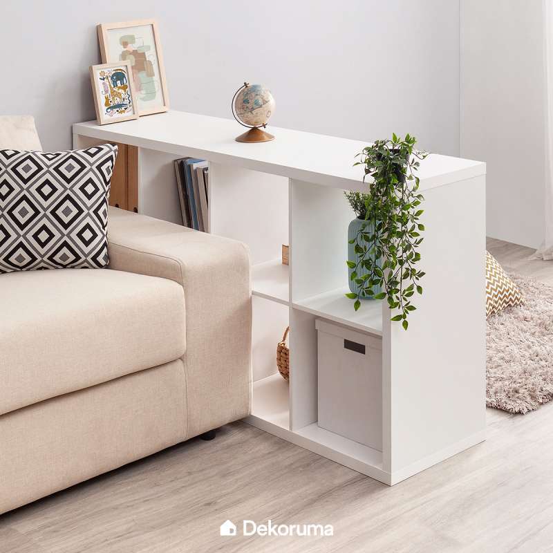 Promo Dekoruma Moku Lemari Rak Buku Serbaguna 4 Susun [2x4] Atau Lemari ...