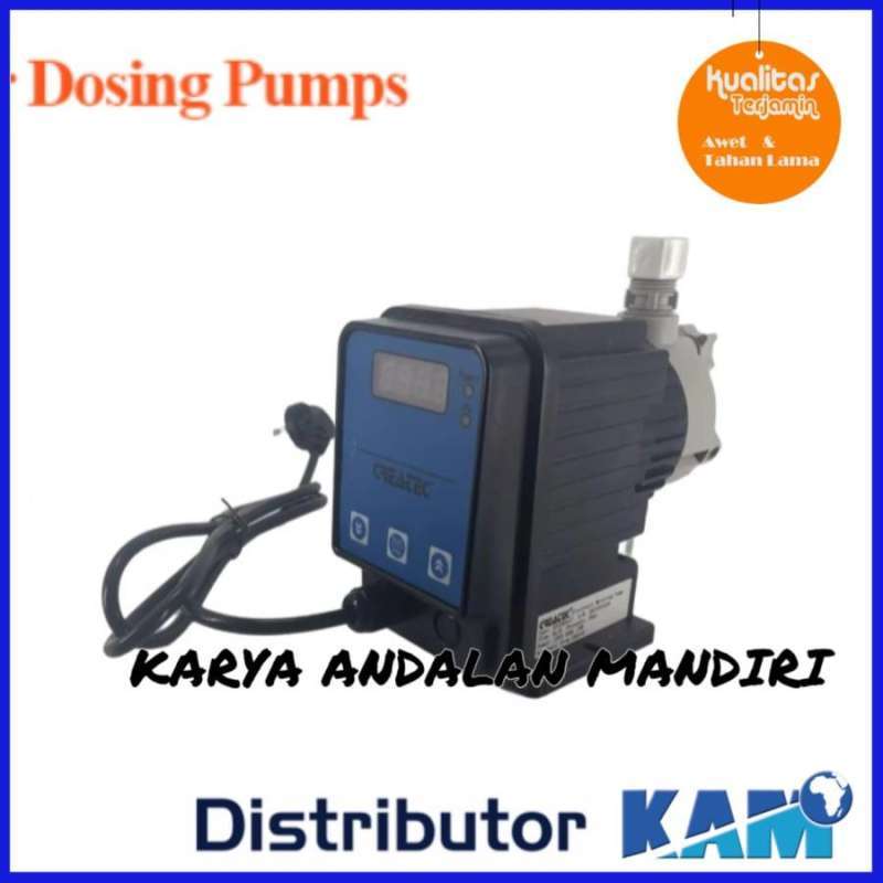 Jual Dosing Pump 4 LPH 7 Bar Createc E0704 7 Dosing Pump 4L/jam Pompa ...