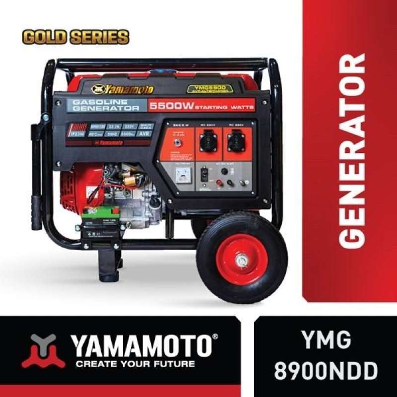 Jual Genset Bensin 5500 Watt YAMAMOTO Gold Series YMG 8900 NDD Genset ...
