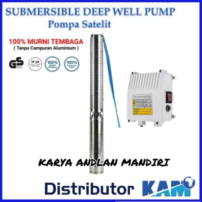 Jual Pompa Submersible Pompa Satelit 2 Hp 4 Inch Casing Dan Kipas Stainless Di Seller Prima ...