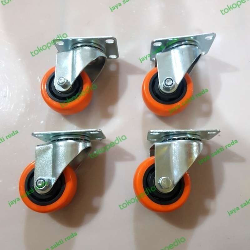 Promo Roda Lemari / Etalase / Rak / Troley Pu 3 ( Muter ) Diskon 23% di ...