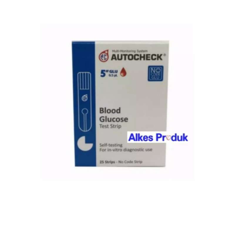 Promo Strip Autocheck Gula Strip Glucose Autocheck Isi 25Pcs Diskon 23% ...