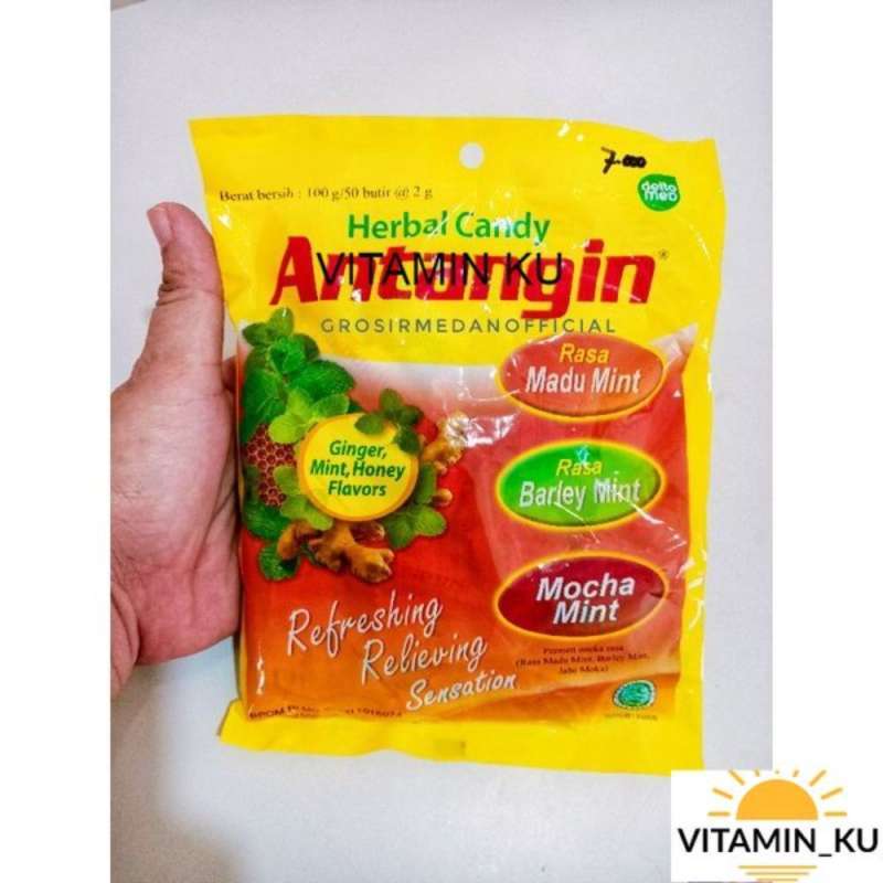 Jual PERMEN ANTANGIN bungkus ISI 50 BIJI - MASUK ANGIN RASA ENAK SEGAR ...