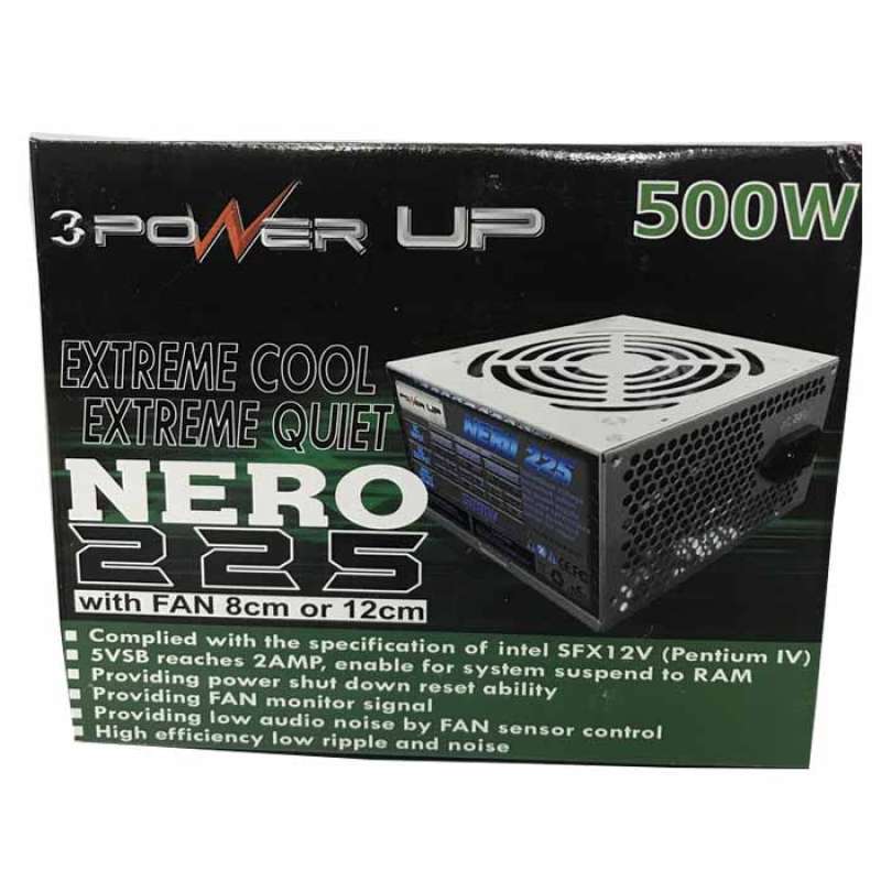 Jual Power Up Extreme Cool Extreme Quiet Power Supply [500 w] di Seller ...