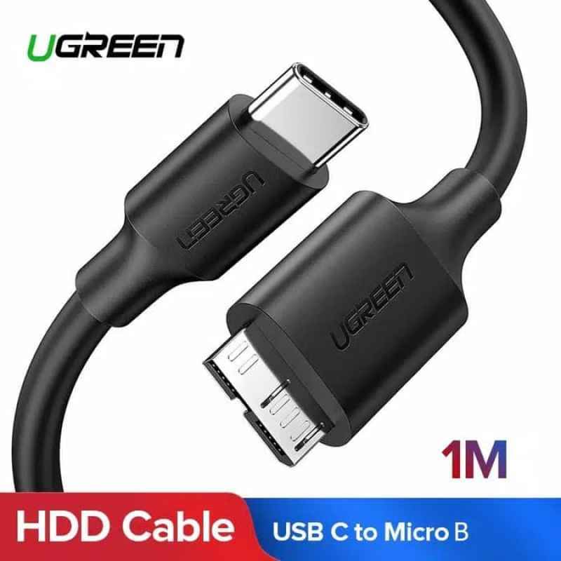 Jual Ugreen Usb C To Micro B Cable Hardisk External 1m Black-20103 Di ...