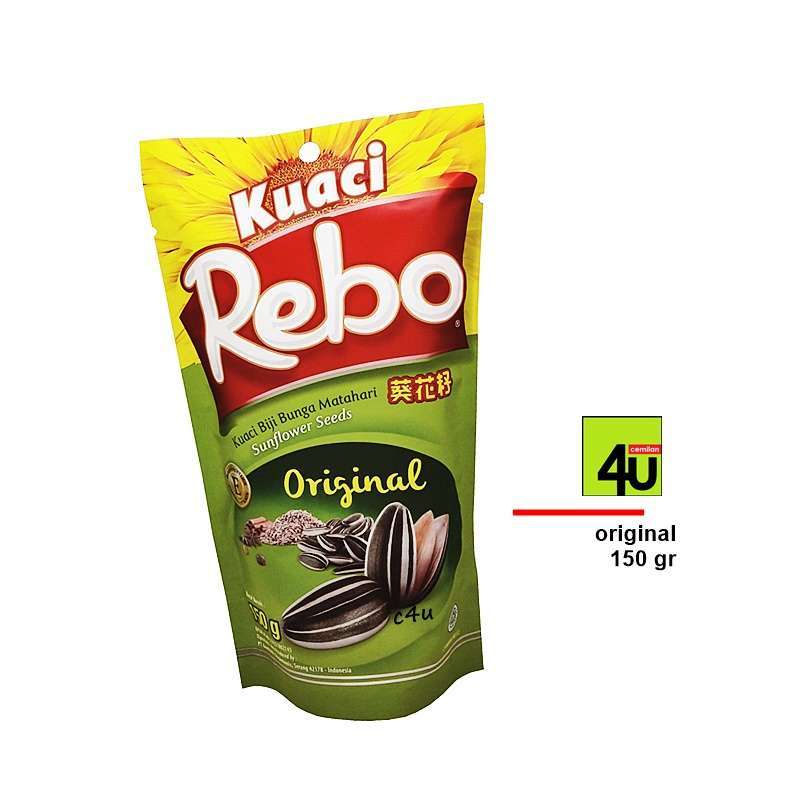 Promo REBO Kuaci Biji Bunga Matahari Rasa ORIGINAL [150 g] SEDANG ...