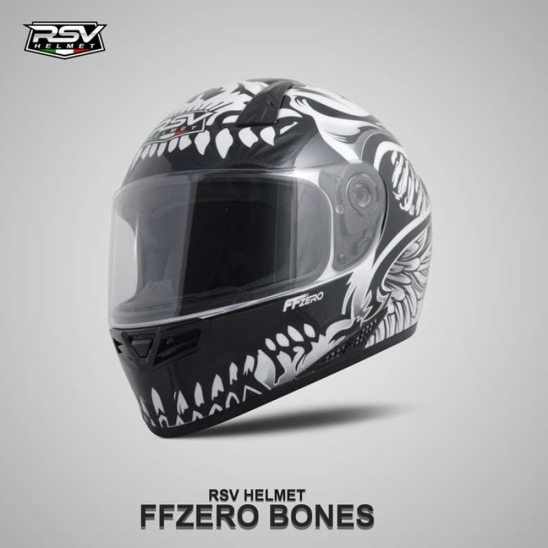 Promo Helm Full Face - Rsv Ffzero - Bones - Rsv Helmet Diskon 35% di ...
