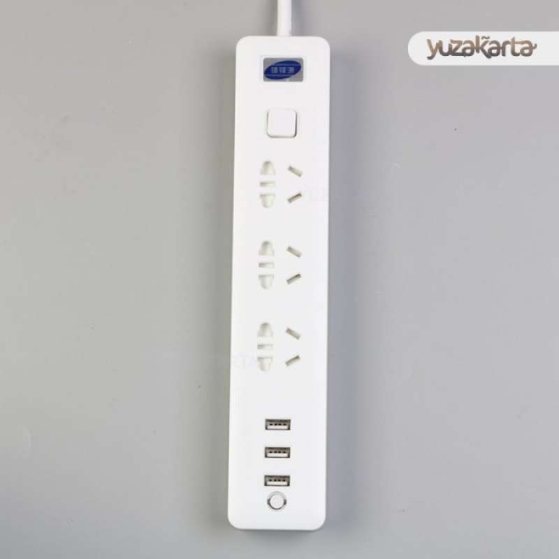 Promo Stop Kontak Colokan Listrik Powerstrip 3 Usb Universal Plug ...