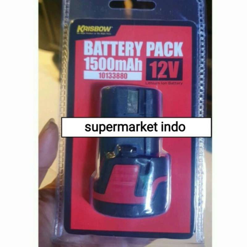 Promo BATTERY KRISBOW CORDLESS 12 VOLT 1.5AH BATERE BATERAI 10133880 ...
