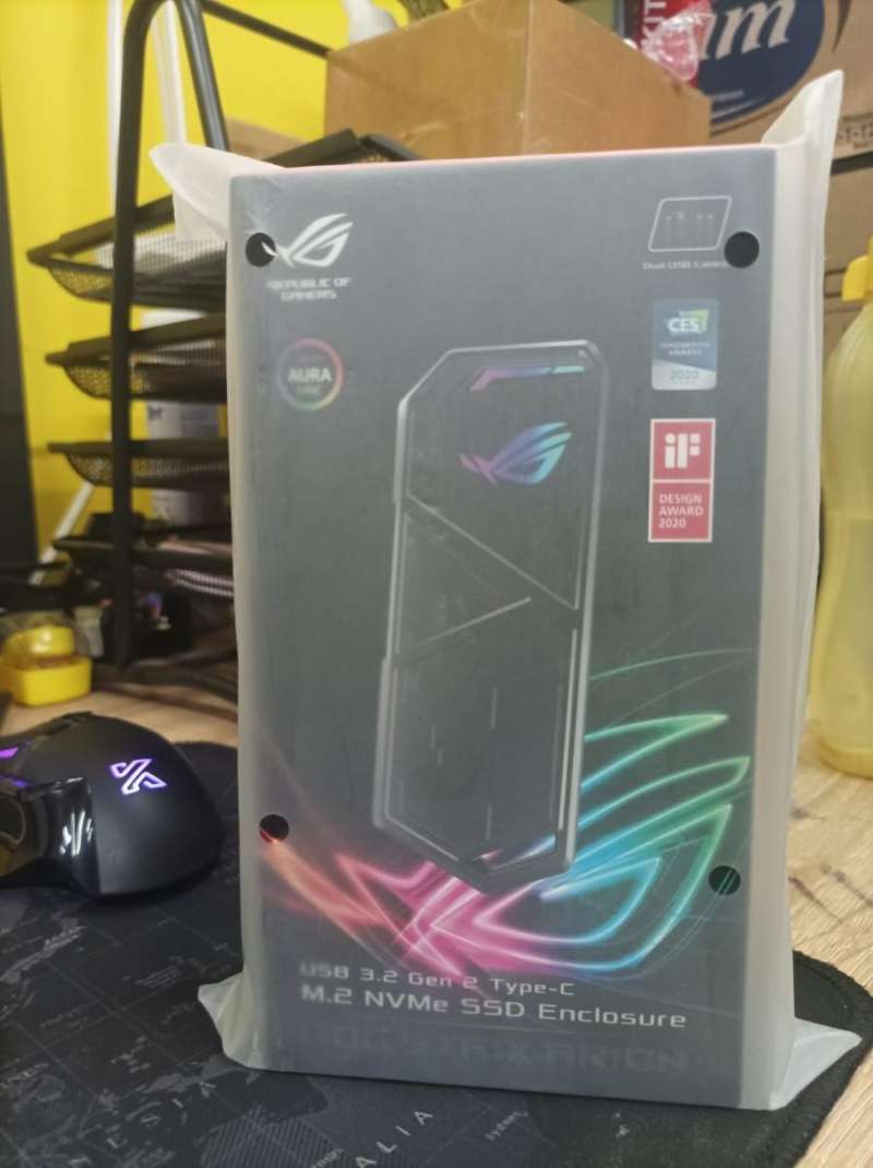 Jual ASUS ROG Strix Arion M.2 NVMe SSD Enclosure USB3.2 GEN2 Type-C di ...