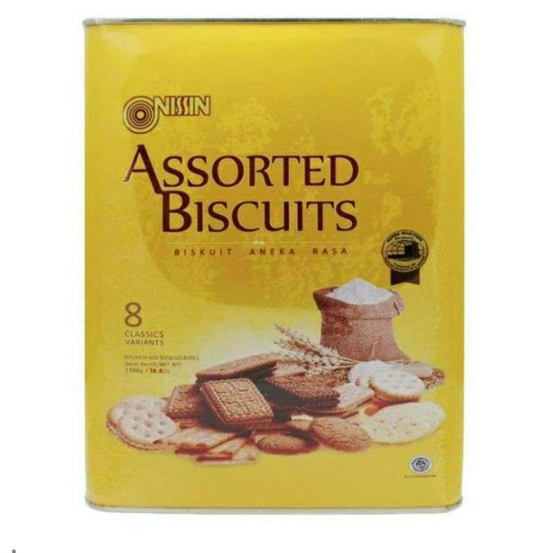 Jual Nissin Assorted Biskuit Yellow Kaleng 1100gr di Seller Aneka Jaya ...