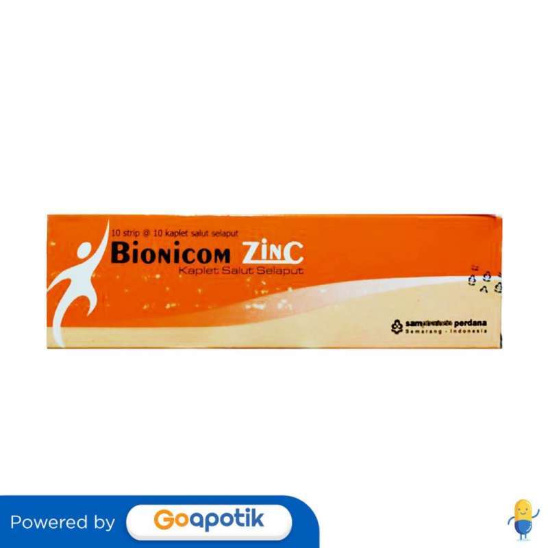 Jual Bionicom Zinc Box 100 Kaplet Di Seller Apotek Ella Farma ...