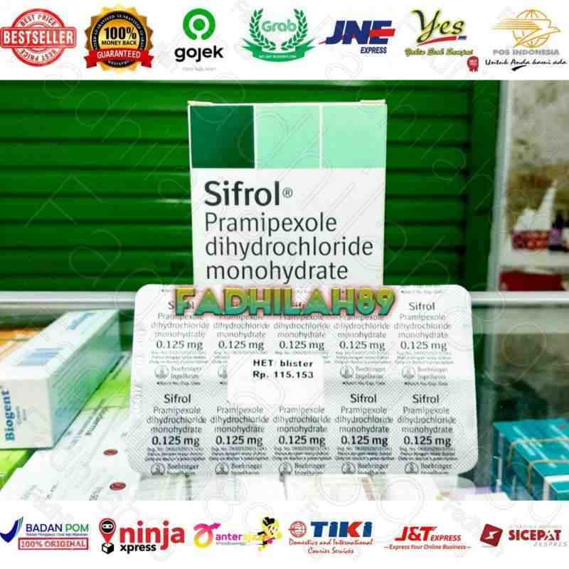 Jual Sifrol 0.125 Pramipexole 0,125 Mg Strip (10 Tablet) ORIGINAL ...