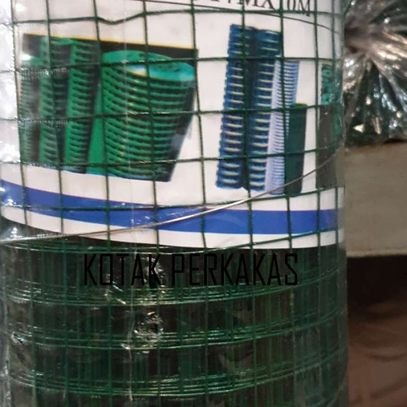 Jual Kawat Loket Pvc/Kawat Ayakan/Kawat Ram Hijau 1/2 Inch Pj 10 Meter ...