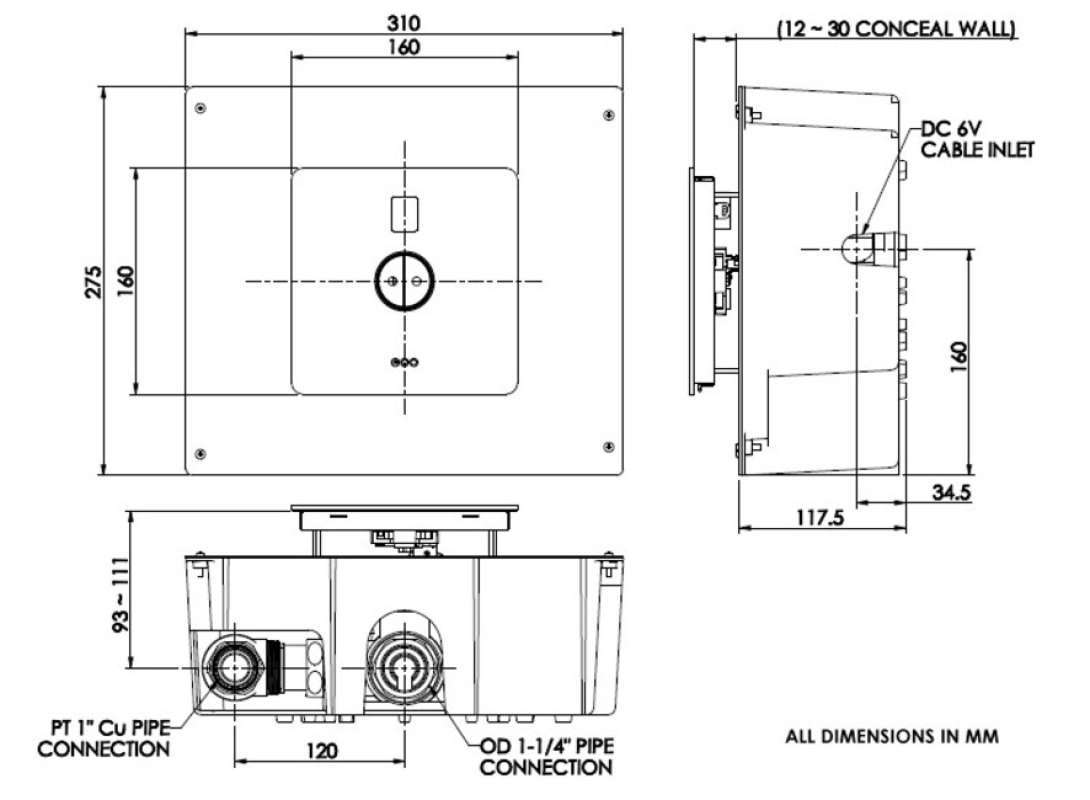 Jual Sensor Kloset Dual Flush TOTO ECO WC02S (daya listrik, bisa manual ...