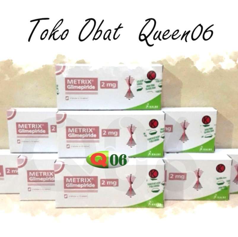 Promo Metrix 2 Mg Metrik Glimepiride Obat Diabetes Gula Darah - Per Box ...