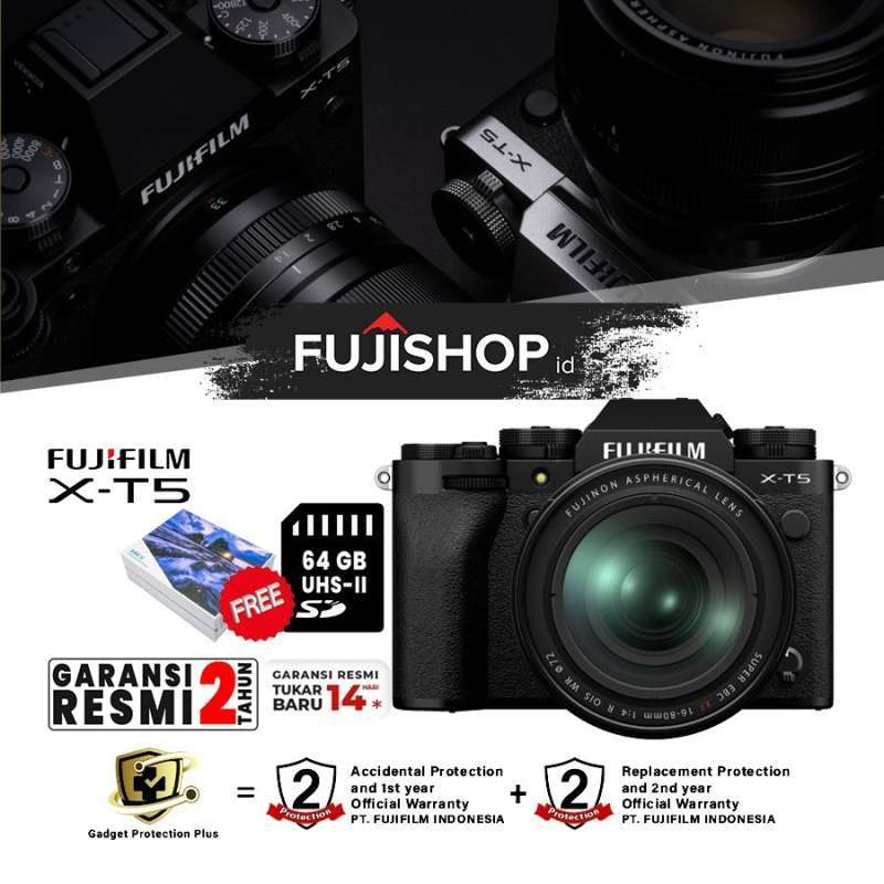 Jual Fujifilm Xt5 Kit 16-80mm Fujifilm X-t5 Xf16-80mm Di Seller Fuji ...