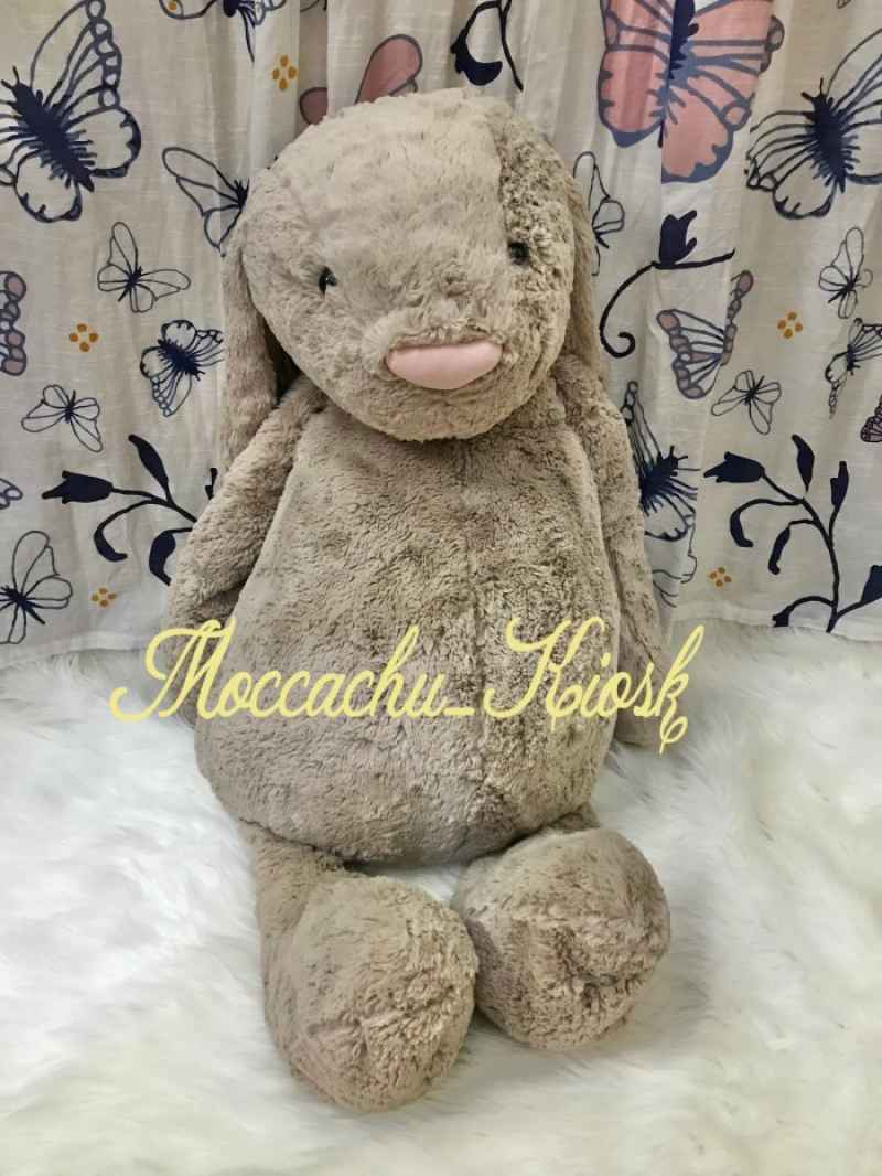 Jual Jellycat Very Big Bashful Beige Bunny / Boneka Kelinci Jumbo 1 Meter di Seller DENTA TOYS ...