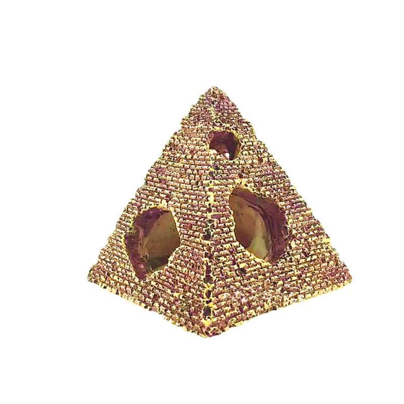 Jual Aquarium Pyramids Decorations Fish Hiding Cave Pyramid Statue DIY ...