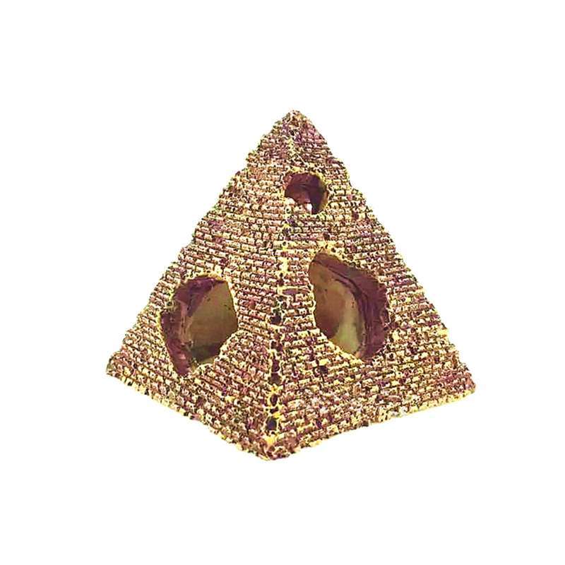 Jual Aquarium Pyramids Decorations Fish Hiding Cave Pyramid Statue DIY ...