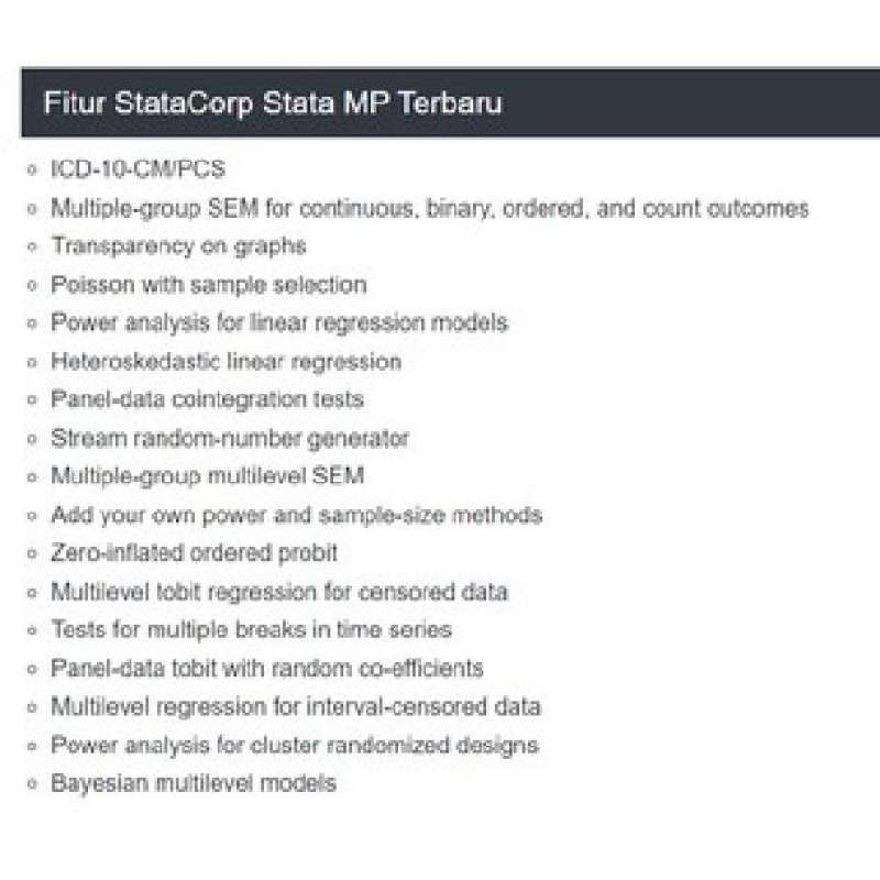 Promo Software Stata 17 Versi 2022 Full Version Lifetime Diskon 21% Di ...