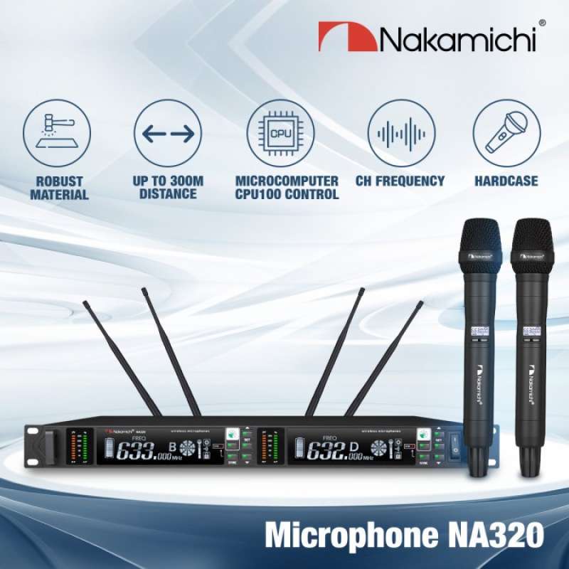 Promo Limited Nakamichi Na320 Amplifier Wireless Microphone Sound ... Promo Limited Nakamichi Na320 Amplifier Wireless Microphone Sound ...