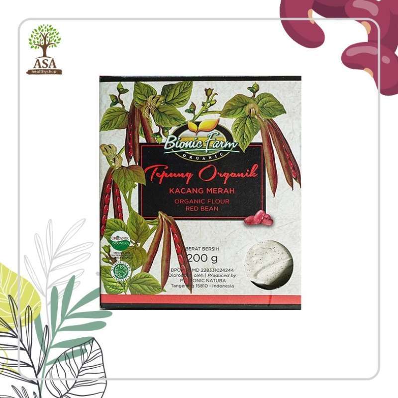 Jual Bionic Farm Tepung Kacang Merah Organik 250gr di Seller ASA ...