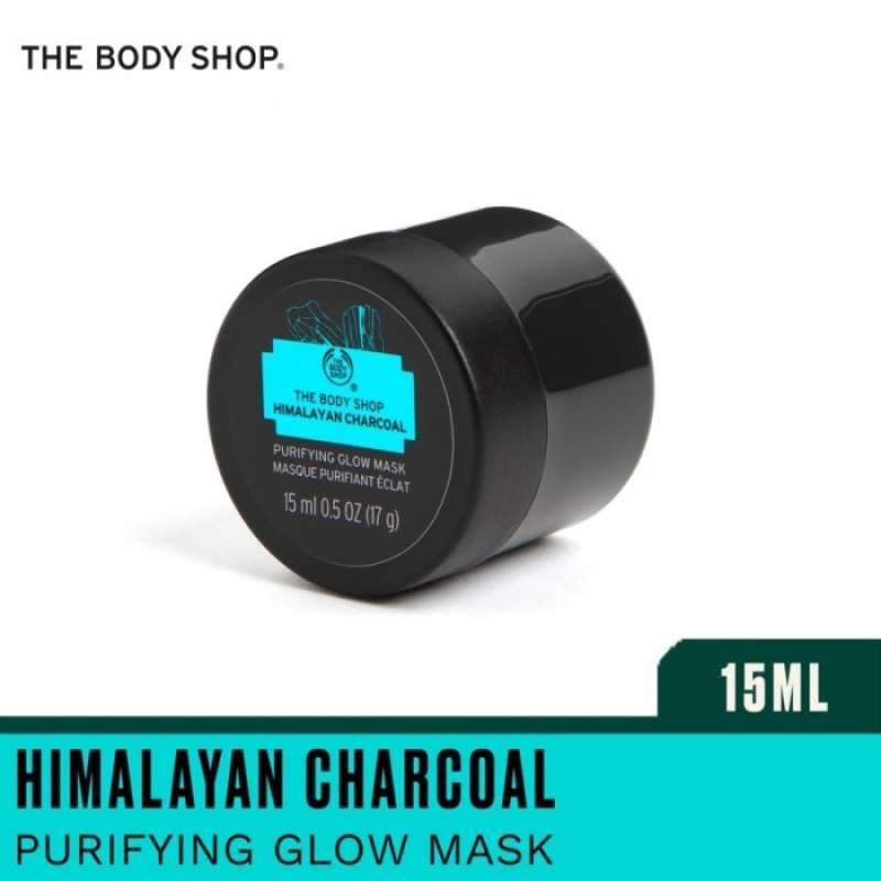 Jual The Body Shop Himalayan Charcoal Purifying Glow Mask 15ml di ...