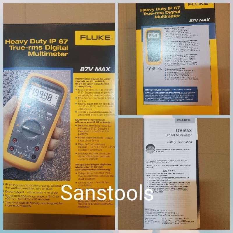 Jual Fluke 87v Max True Rms Industrial Digital Multimeter 87 V Max ...