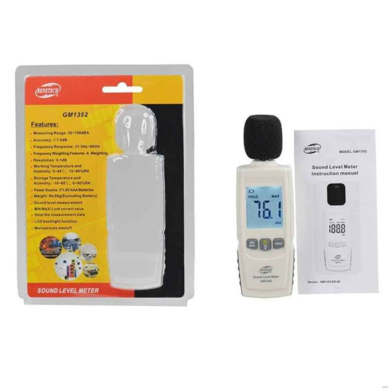 Jual Sound Level Meter - Alat Ukur Tingkat Kebisingan Suara - Sound ...