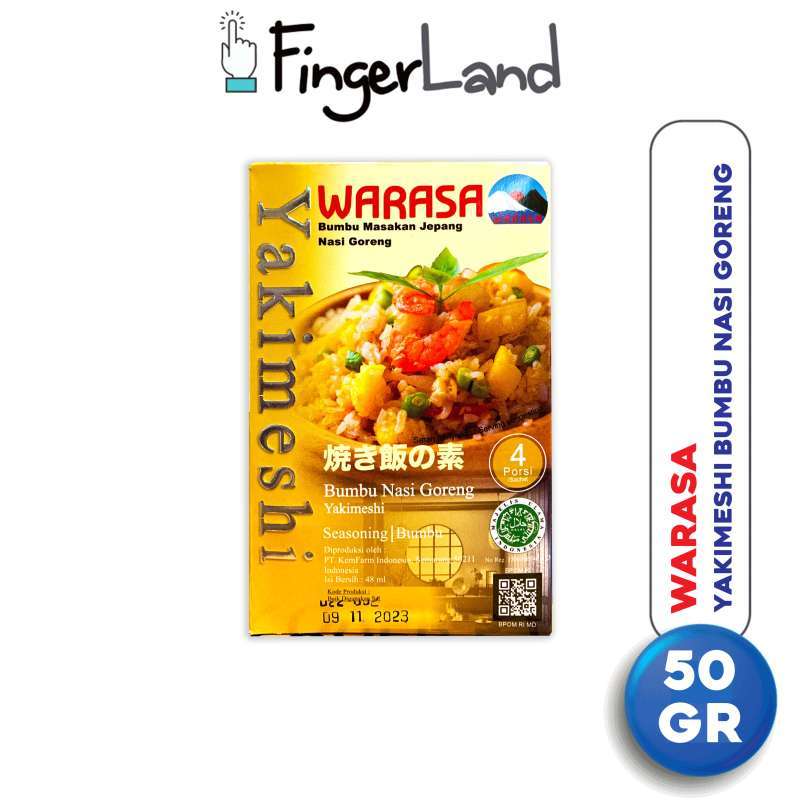 Promo Warasa Yakimeshi 50 Gram Bumbu Nasi Goreng Khas Jepang Halal ...