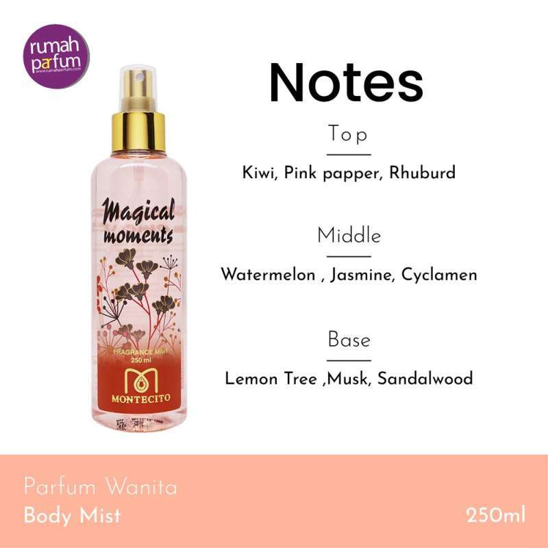 Jual Montecito Magical Moment Woman Fragrance Mist 250 Ml Di Seller ...
