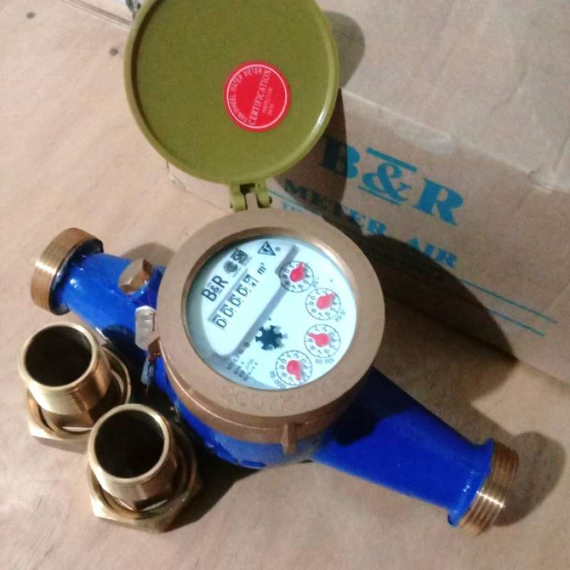 Promo FLOW METER AIR 1INCH B&R / WATER METER 1INCH B&R ORIGINAL SNI. Diskon 33% di Seller Umar ...