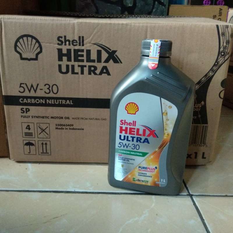 Promo Shell Helix Ultra 5W30 Carbon Neutral Sp Fully Synthetic Original ...