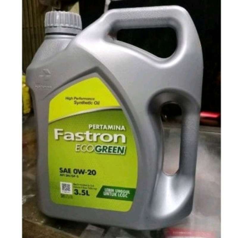 Promo Oli Pertamina Fastron Eco Green Lcgc Sae 0W-20 Isi 3.5 Liter ...