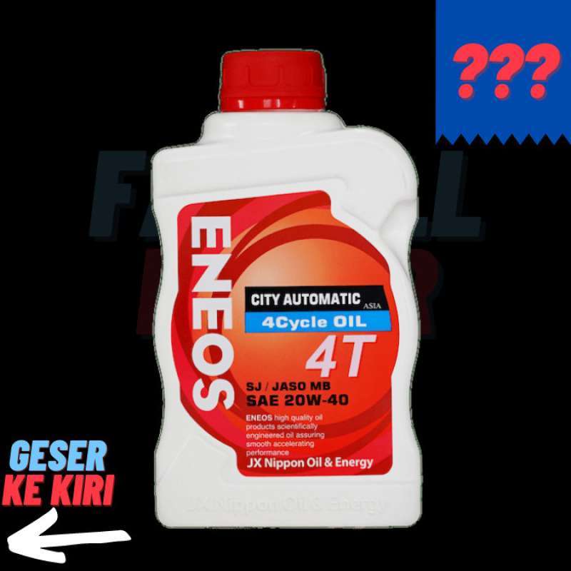 Promo Oli Mesin Matic Yamaha Eneos 4T City Matic Sae 20W-40 Sj/Mb 800Ml Diskon 17% di Seller ...