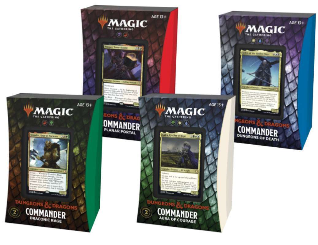 Jual Mtg Adventures In The Forgotten Realms Commander Deck Bundle Of 4 ...