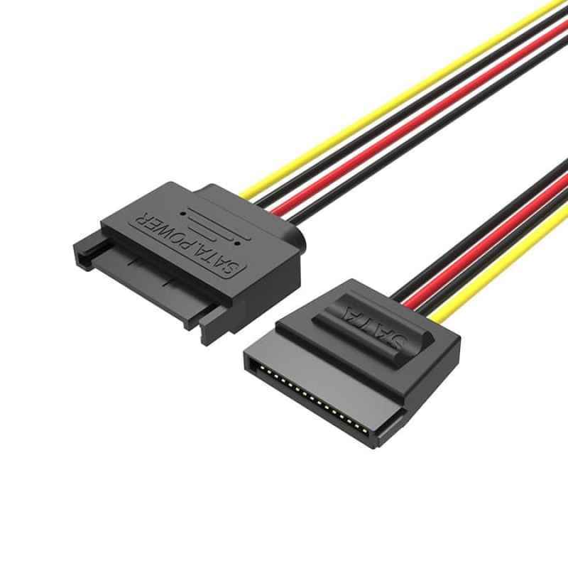Jual KDA Kabel SATA Power Extension 15 PIN Male to Female HardDisk ST ...