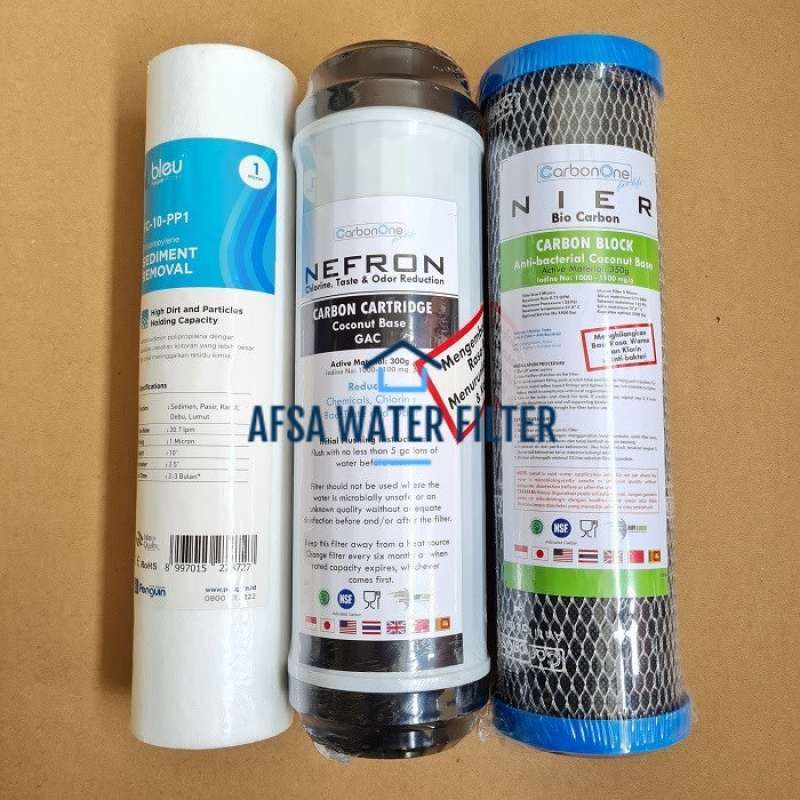 Jual Unik Paket Refill Cartridge Air Sumur Anti Bakteri 3 Tahapan ...