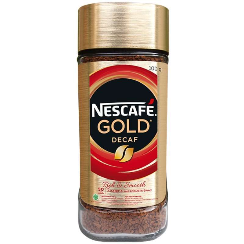 Jual NESCAFE Gold Blend Decaf Coffee 100g - Arabica Robusta - Kopi ...