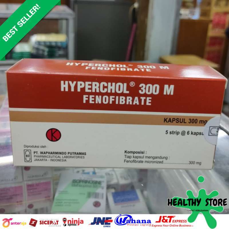 Promo Hyperchol 300 Mg Fenofibrate Micronised 200 Mg Per Box ORIGINAL ...