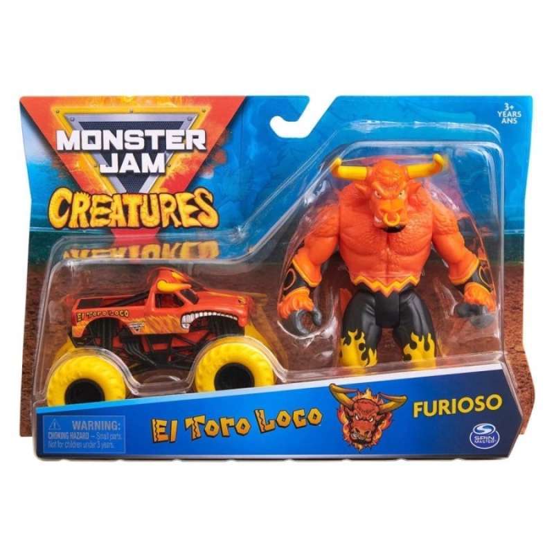 Jual Monster Jam El Toro Loco 1:64 Scale Monster Truck and Furioso ...