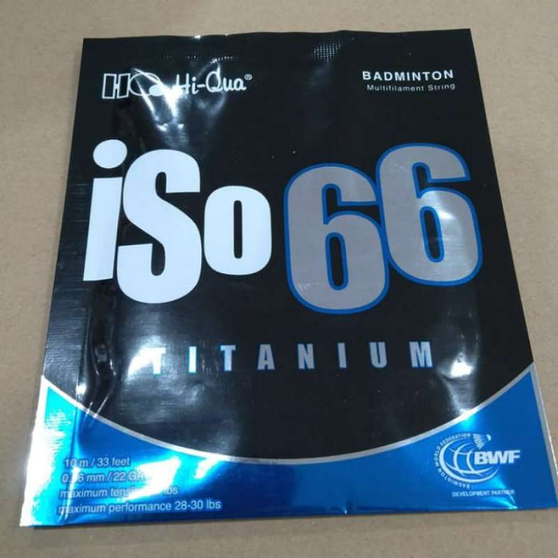 Jual SENAR BADMINTON RAKET ISO 66 HIQUA ORIGINAL 100% di Seller North ...