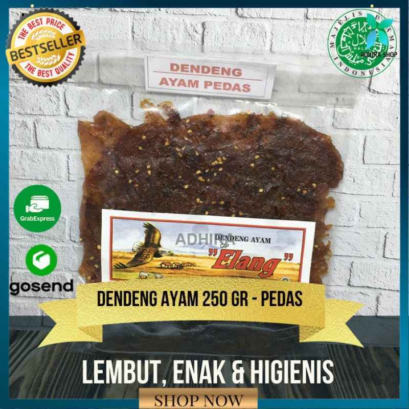 Promo Dendeng Daging Ayam Asli Spesial Cap Elang Original 250 gr Manis ...