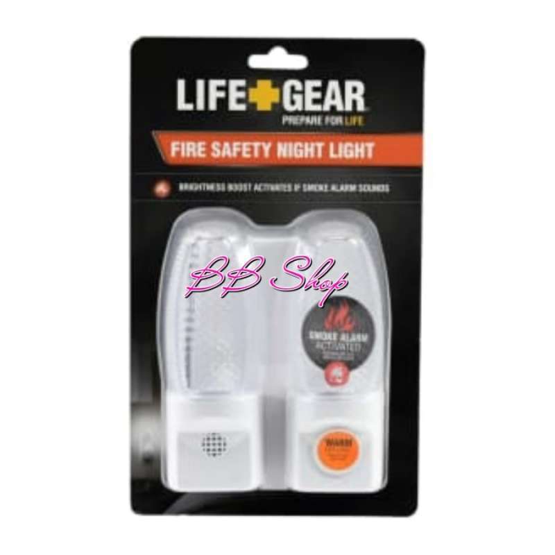Promo Life Gear Detektor Asap Lampu Darurat Nightlight Led Fire Safety ...