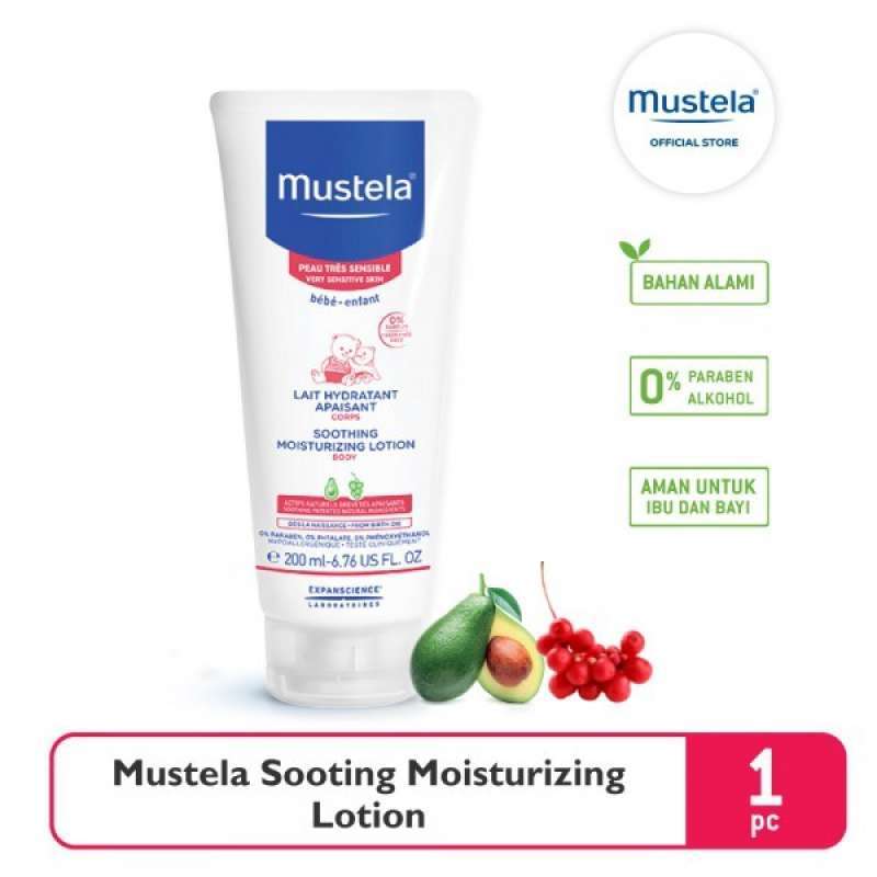 Promo Mustela Soothing Moisturizing Lotion For Very Sensitive Skin ...