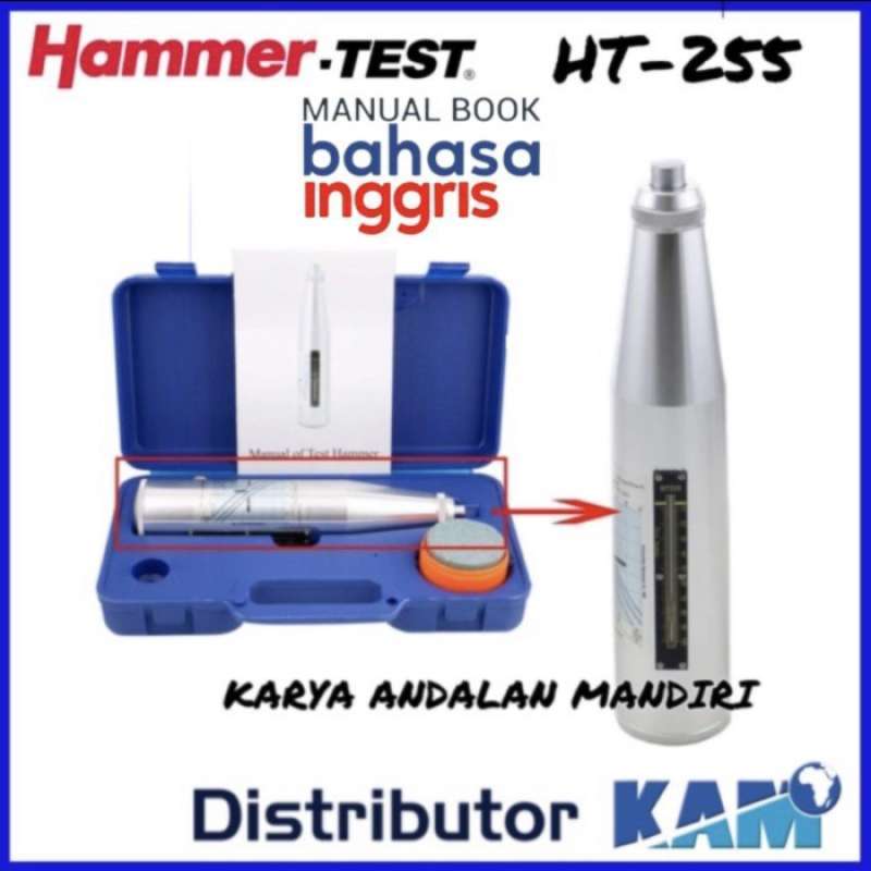Promo Hammer Concrete Hammer Test HT225 A Alat Uji Beton Terbaik hammer ...